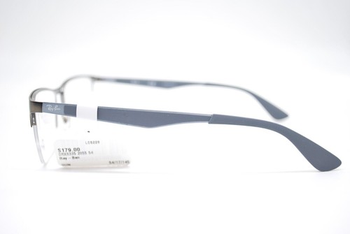 NEW RAY BAN RB 6335 2855 MATTE GUNMETAL AUTHENTIC EYEGLASSES FRAMES RX ...