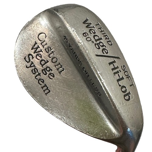 Custom Wedge System Third Wedge 60° Soft Hi-Lob Steel Shaft 36” Right ...