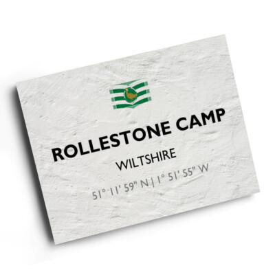 A4 PRINT - Rollestone Camp, Wiltshire - Lat/Long SU0944 | eBay