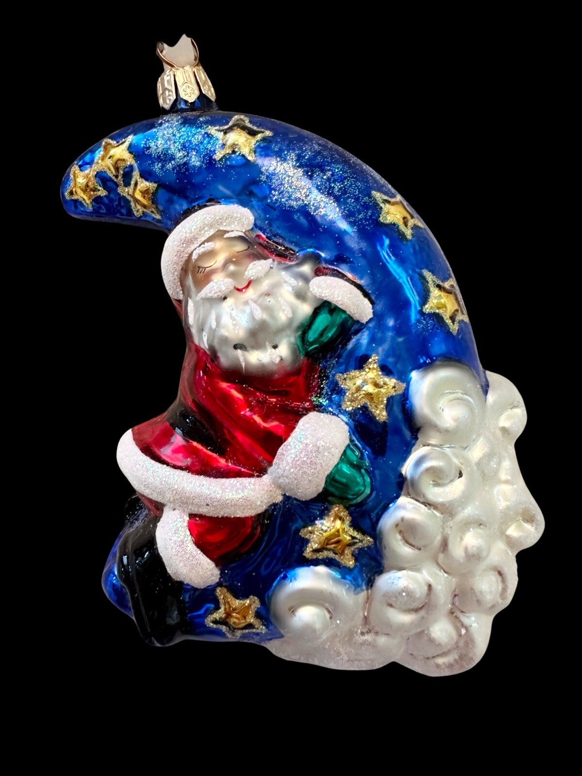 Christopher Radko 2000 Nicholas Moon Dreamer Christmas Ornament With ...