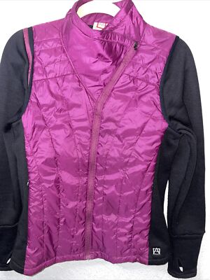 Avalanche Soft Shell Burgundy/Black Size S Quilted Jacket Removable ...