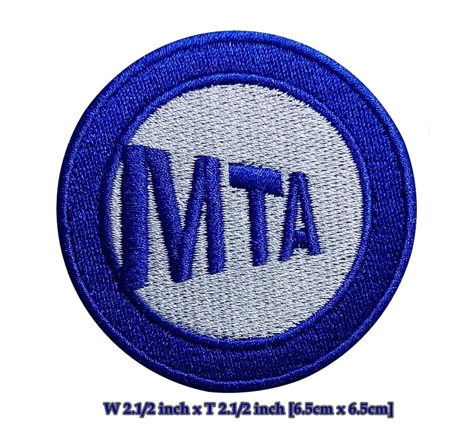 Transit Train Subway-MTA USA Patches logo iron,sewing On Decorate ...