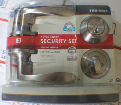 Tru-Bolt ~ Keyed Entry Security Set | eBay