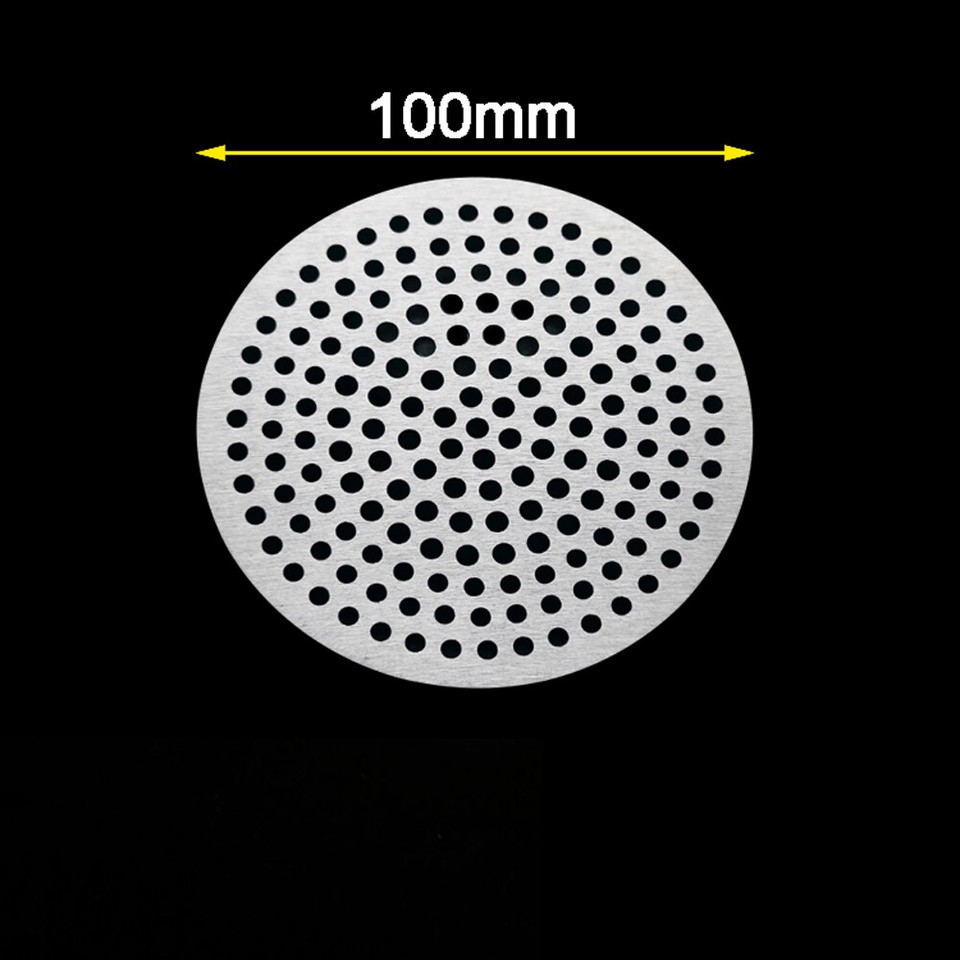 Round Gully Grid Grate Stainless Steel Drain Leaf Guard Cover Downpipe ...