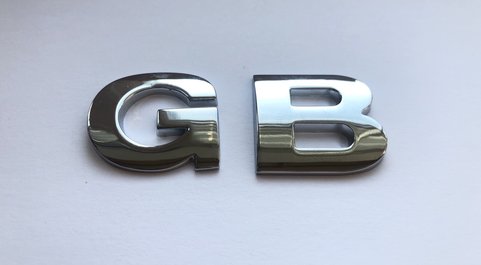 Chrome FULL METAL 3D Self-adhesive Car Letters badge emblem sticker ...