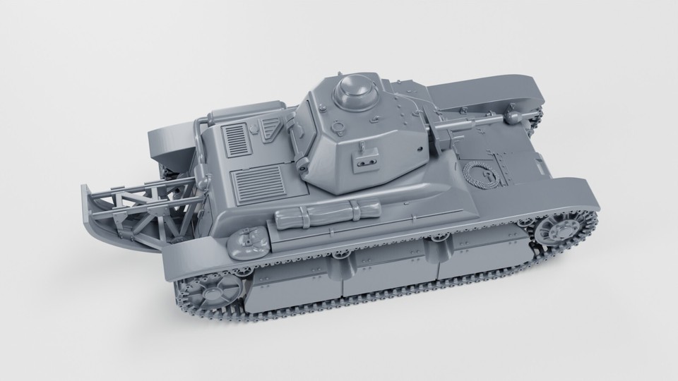 WW2 FRENCH LIGHT TANK RENAULT R40, 3D PRINTED, MANY SCALES AVAILABLE | eBay