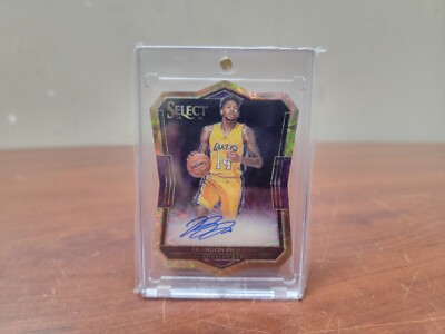 2016-17 Select Brandon Ingram Gold Prizm Die-Cut Rookie Auto | eBay