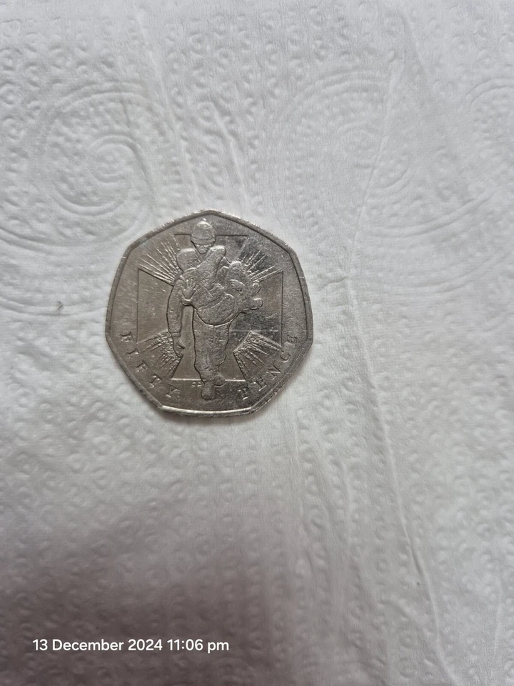 Soldier 50P for sale | eBay UK