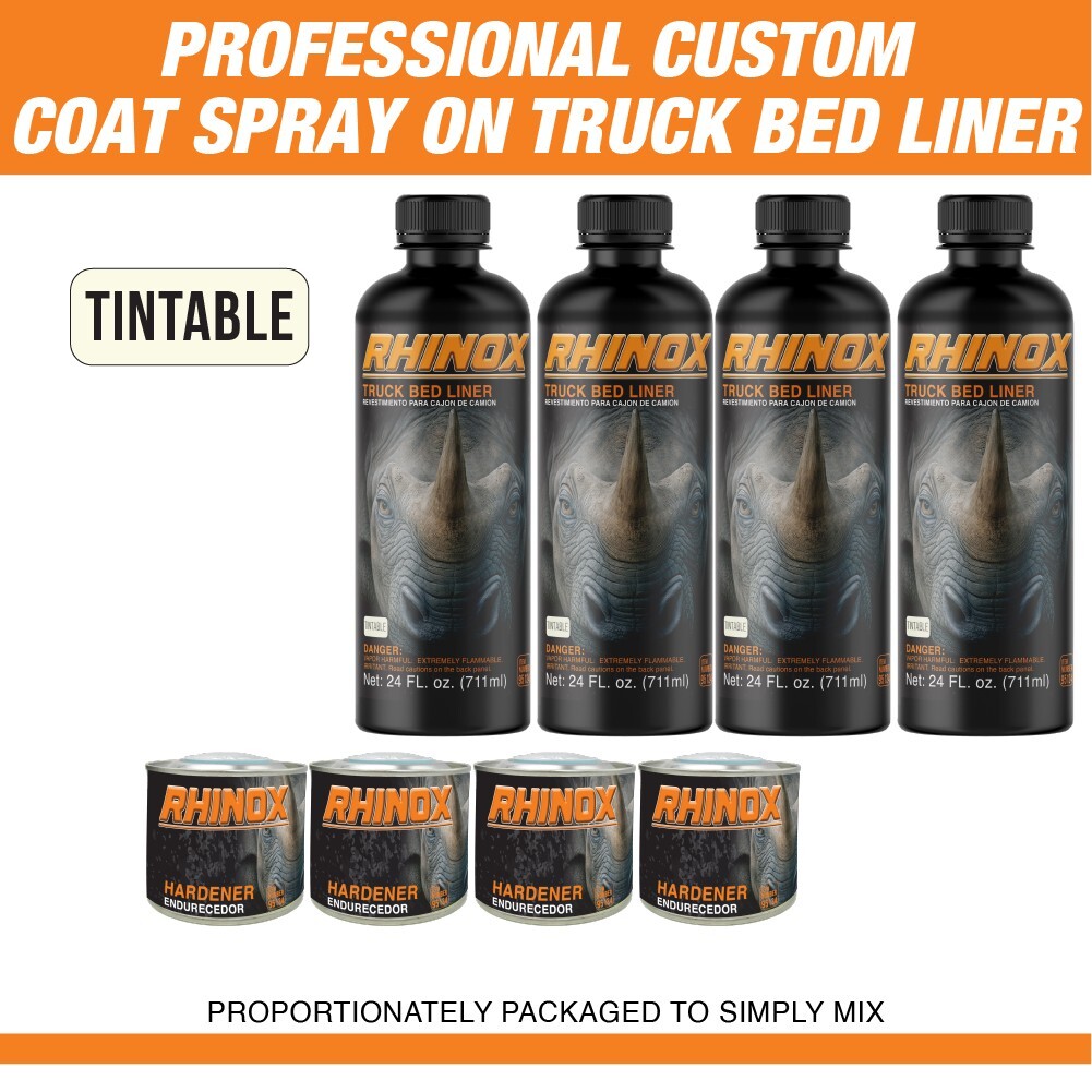 Rhinox Tintable(No Color) 2 Gallon Urethane Spray-On Truck Bed Liner | eBay