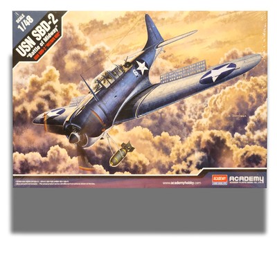 ACADEMY 1/48 USN SBD-2 'BATTLE OF MIDWAY' MODEL KIT 12335 8809258920793 ...