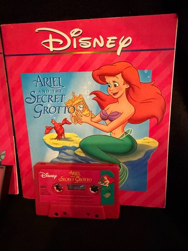 Vintage 1988 Disney Ariel Lot of 3 Read Along Book With Tape Little ...