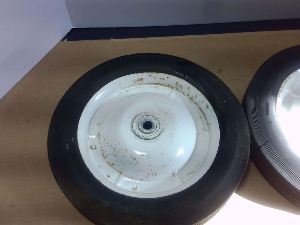 10" x 1.75"-f Lawn Mower Steel Wheel Rib Tread Hub | eBay
