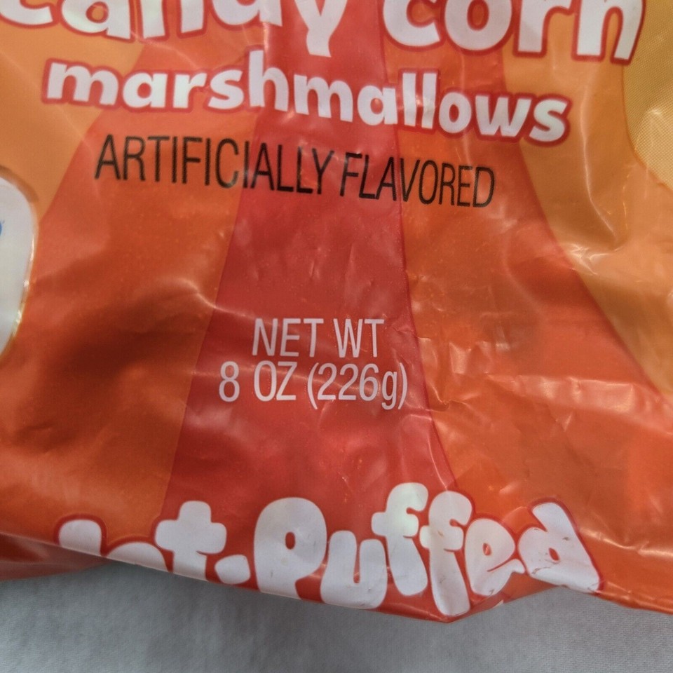 Jet-Puffed Candy Corn Shaped Halloween Fall Marshmallows, 8 oz Bag Exp ...