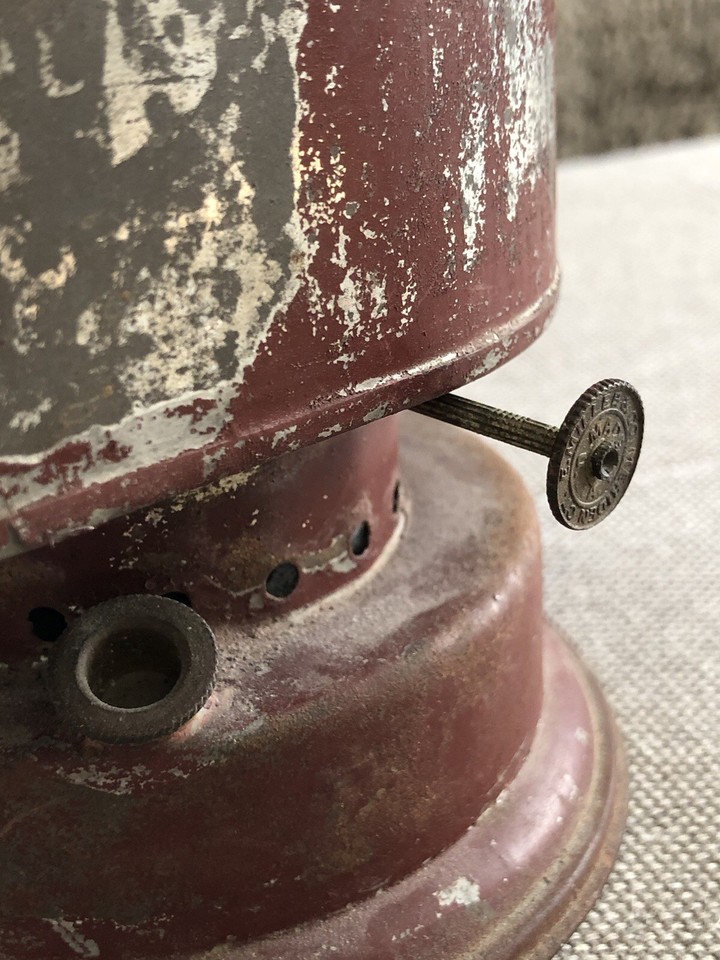 Antique KODAK Tin Photography Darkroom Oil Lantern 1900s Early Lamp Red ...