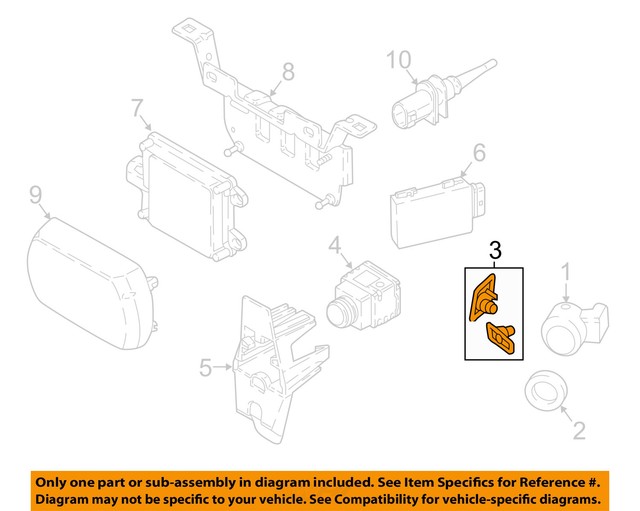 Genuine OEM Parking Aid Sensor Housing for BMW 51117484789 for sale ...