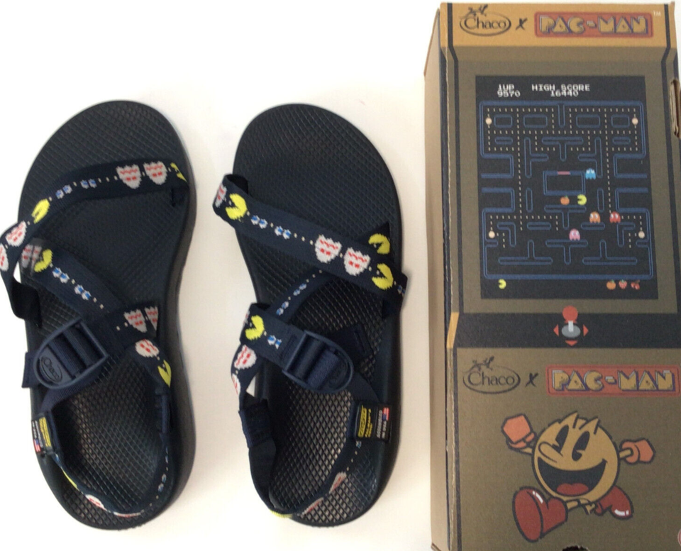 Chaco Sandals Z1 Classic Pac Man Scaredy Ghost Men Size 12 New | eBay