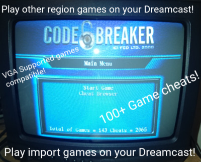 Code Breaker - Play import games region free & cheats Sega Dreamcast ...