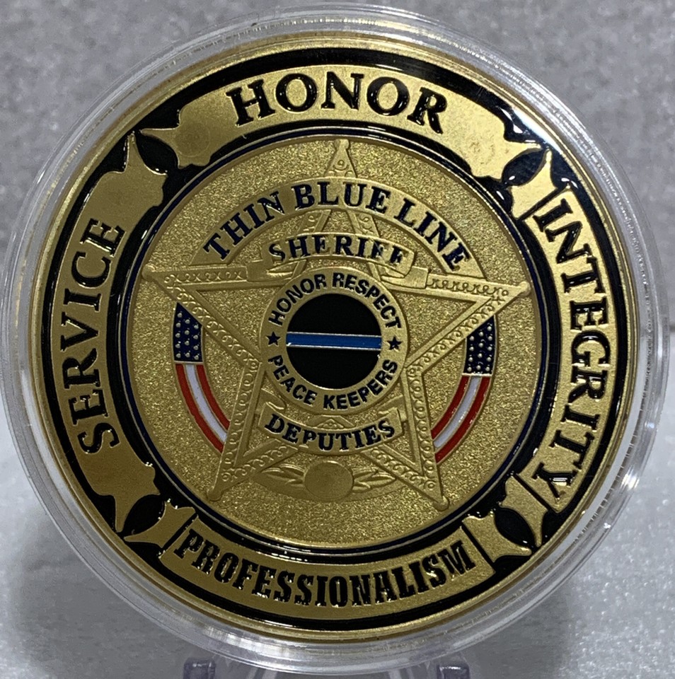 * Sheriff Deputies Challenge Coin With Law Enforcement Oath In Airtight ...