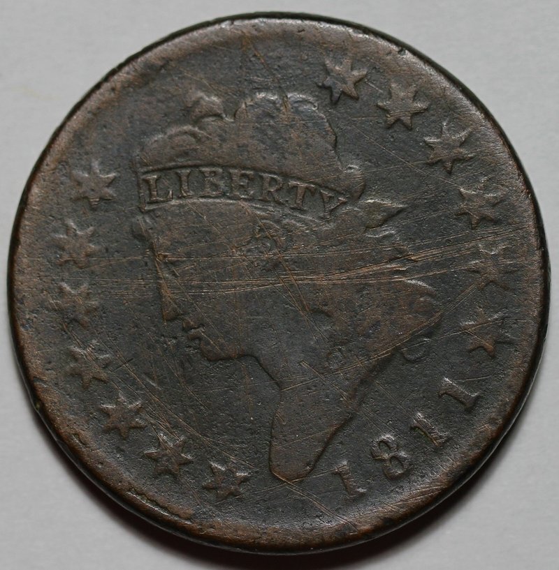 1811 Classic Head Large Cent - Scratches - US 1c Copper Coin | eBay