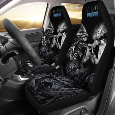 Aliens Vs Predator For Fan Gift Movies Car Seat Covers Set of 2 Front ...