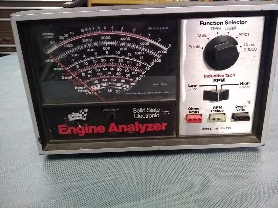 Antique Engine analyzer-tune up Sears | eBay