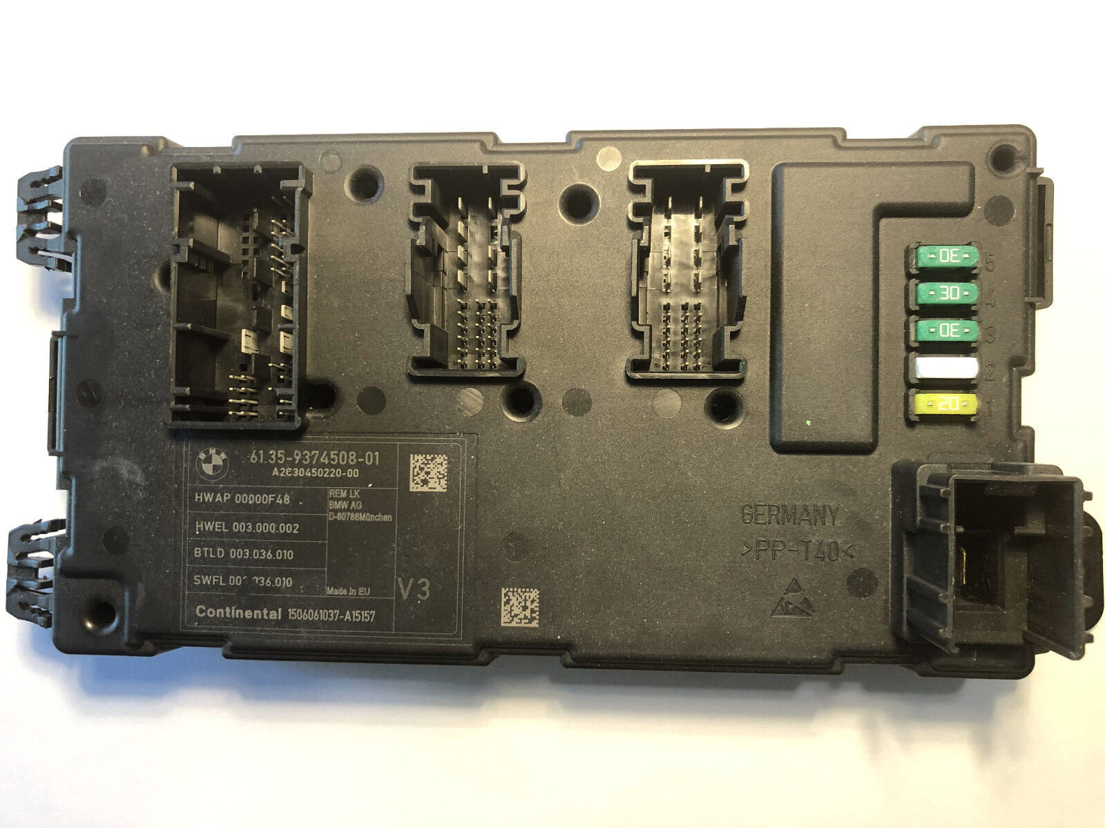 2015 BMW 3-Series F30 Rear Electronics BCM Module 61.35-9374508-01 | eBay