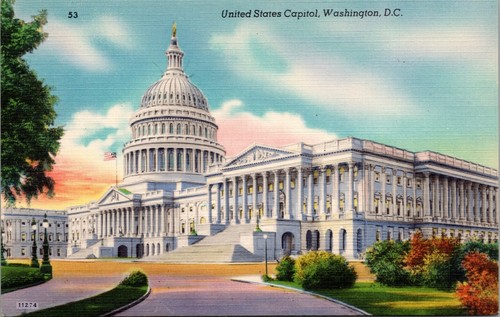 postcard United States Capitol Washington DC | eBay