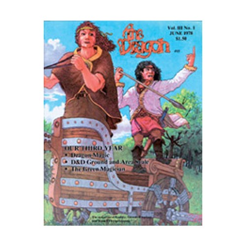 TSR Dragon Magazine #15 "Dragon Magic, Boot Hill, Stellar Conquest" Mag ...