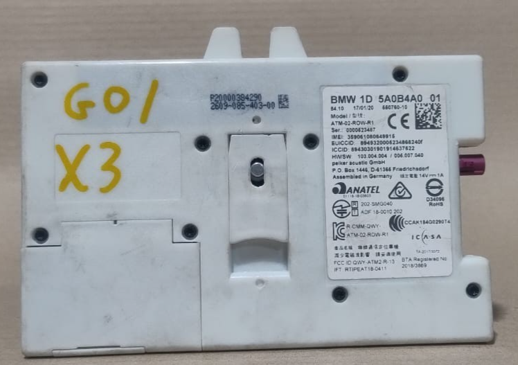 BMW G01 X3 TELEMATICS CONTROL UNIT MODULE - 1D 5A0B4A0 | eBay