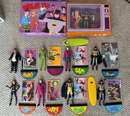 1966 Batman Classic TV LOT of 9 Mattel Figures Loose Complete ...