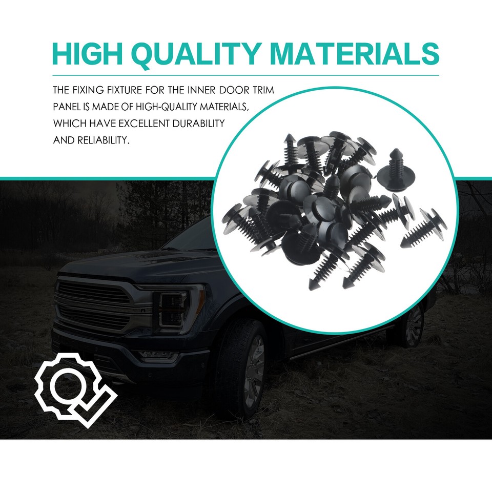 25 Door Clips Panel Trim Mountings Retainer Fastener for Ford F-150 F ...