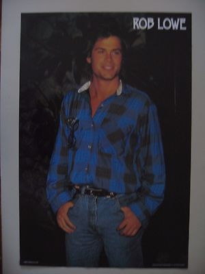 ROB LOWE, AUTHENTIC 1987 POSTER | eBay