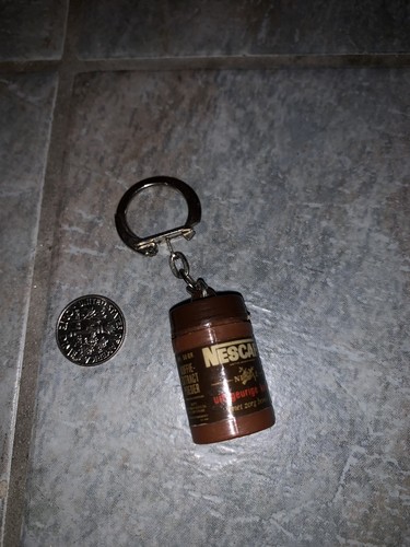 Vintage NESCAFE Advertising KEY CHAIN ~ FREE SHIPPING! | eBay