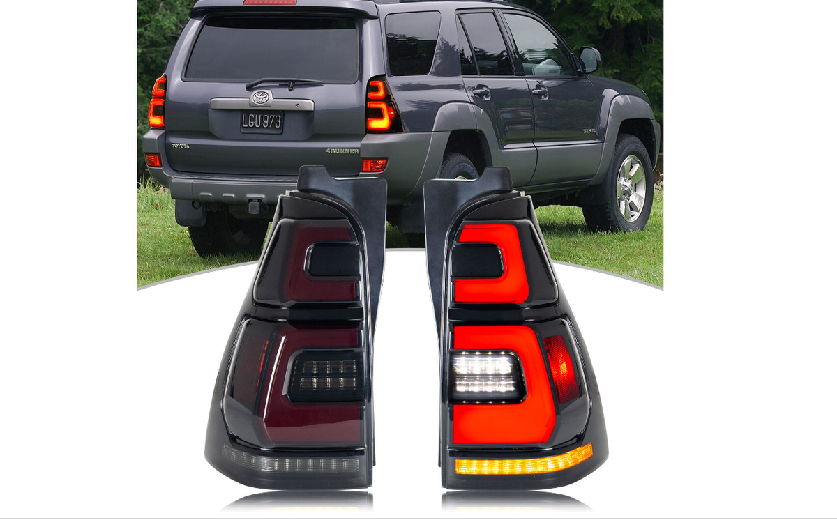 03 4runner Led Tail Lights 03 09 Toyota 4Runner LUXX Series LED Tail