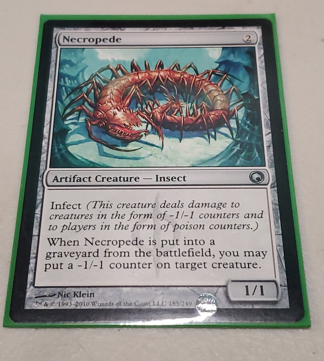 Necropede MTG Magic Cards NM-M Scars of Mirrodin (SOM) UNCOMMON | eBay