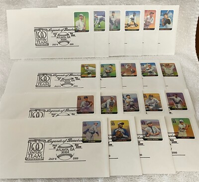 US BASEBALL COVERS { FDC } Scott # 3408a-t COMPLETE SET 20 COVERS ...