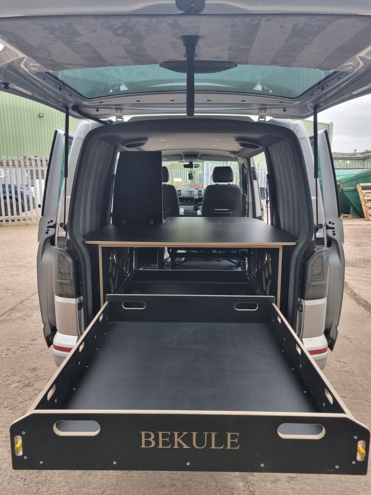 BEKULE XW Split Kombi utility bed pod VW T5 t6 Transporter camper SWB ...