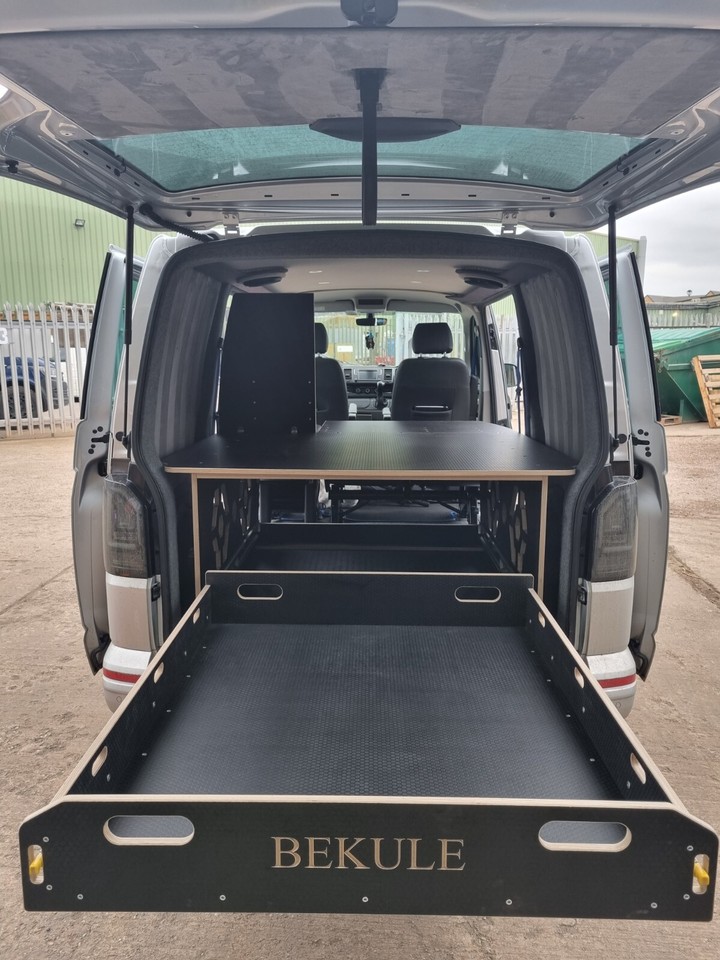 BEKULE XW Split Kombi utility bed pod VW T5 t6 Transporter camper SWB ...