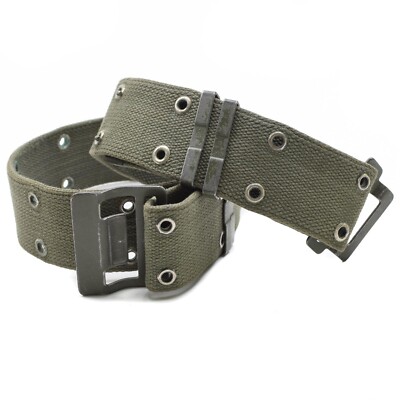 Original French army navy webbing belt Famas Olive OD web France ...