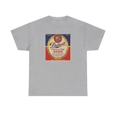 Vintage Detroit Beer Bier Cerveza Birra Biere Gildan Unisex Heavy ...