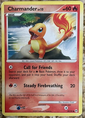 Pokémon TCG Charmander Arceus 59/99 Regular Common | eBay