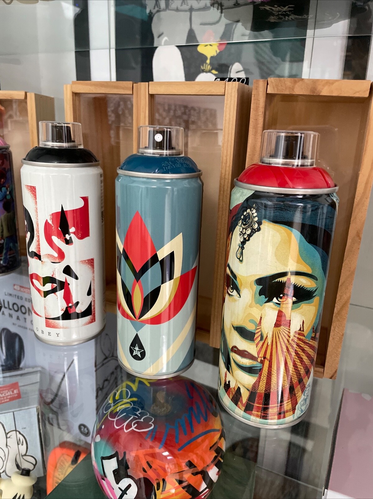 Shepard Fairey Obey Beyond the Streets Montana Spray Cans x 3 Signed ...