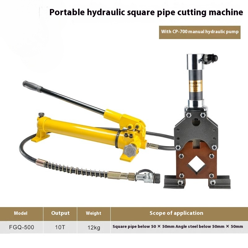 Square Pipe Cutting Machine Electric Hydraulic Cutting 50 By 50 Square ...