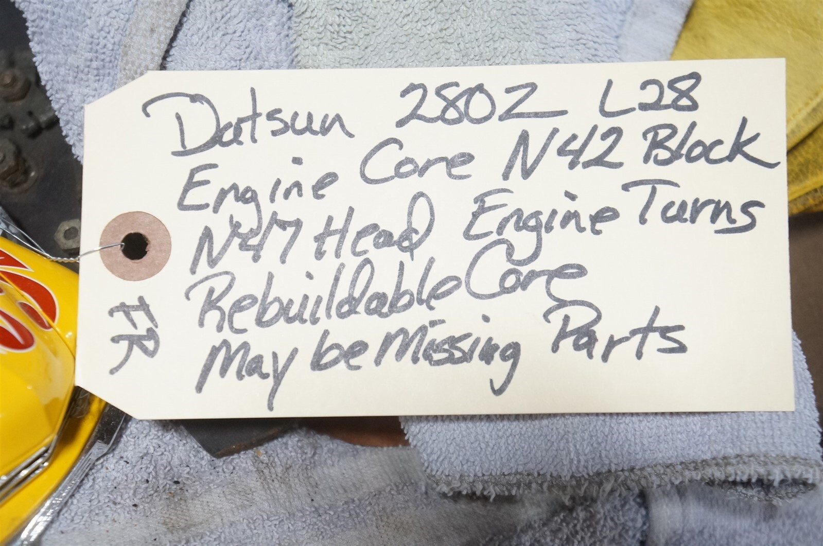 Datsun 280Z L28 engine core N42 block N47 head /FR/ | eBay