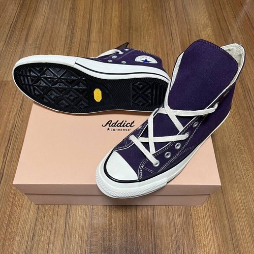 CONVERSE Men 9.0US Original Color Purple Us9.5 Addict Chuck Taylor ...