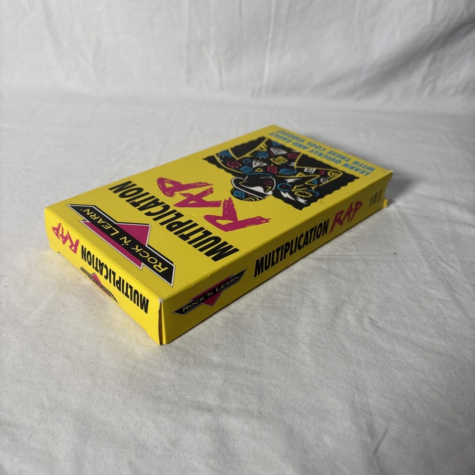 1999 Rock N Learn VHS Multiplication Rap Educational Math Music Video ...