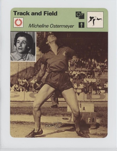 1977-79 Sportscasters Series 32 Lausanne Micheline Ostermeyer #32-05 | eBay