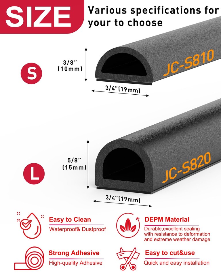Rubber Weather Stripping Self Adhesive Door Weather Strip D Shape EPDM ...
