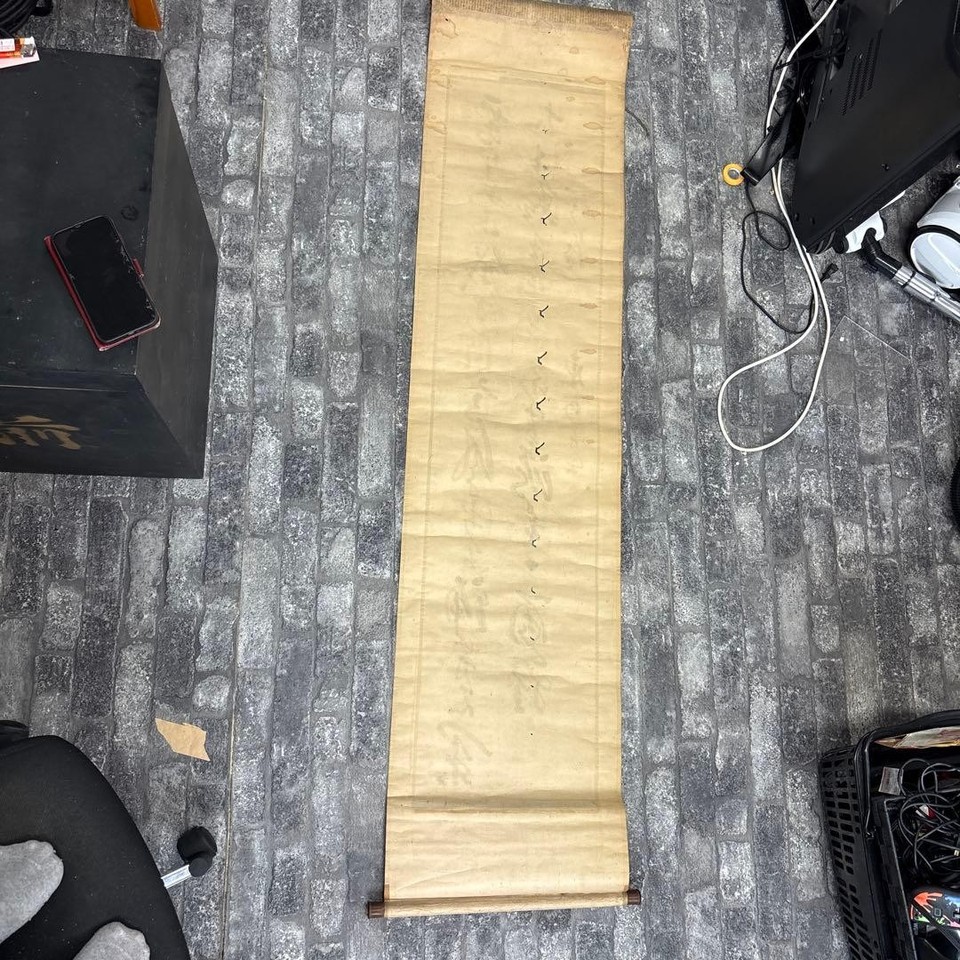 Kanji Calligraphy Hanging Scroll 160cm Art Japanese Wall Decor Used | eBay