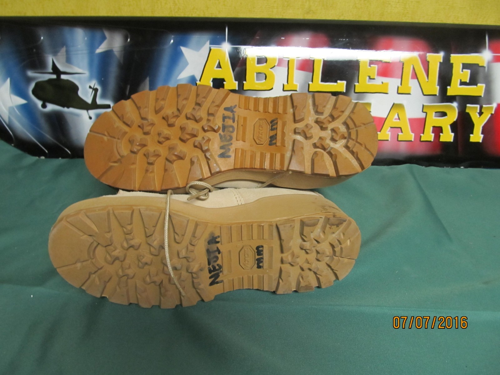 USED MILITARY GORETEX DESERT TAN ICB TEMPERATE COMBAT ARMY BOOTS 4.5 5. ...